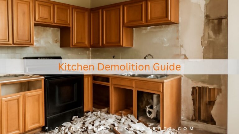 Kitchen Demolition Guide: Essential Steps to Follow